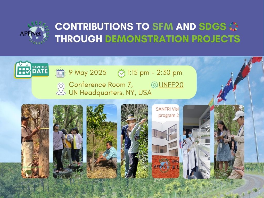 Meet APFNet at UNFF20!-Asia-Pacific Network for Sustainable Forest ...
